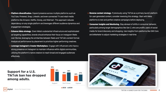 Establishing a game plan for the TikTok ban. NP Digital