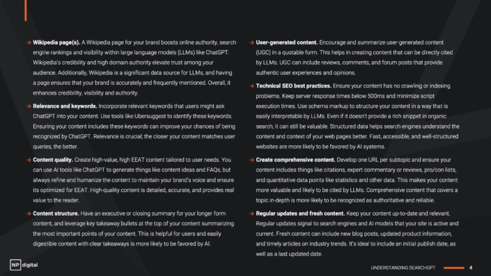 Understanding SearchGPT, best practices for visibility. NP Digital
